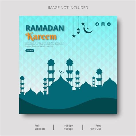 라마단 카림 소셜 미디어 템플릿 디자인 프리미엄 벡터 라마단 카림 소셜 미디어 템플릿 디자인 프리미엄 벡터