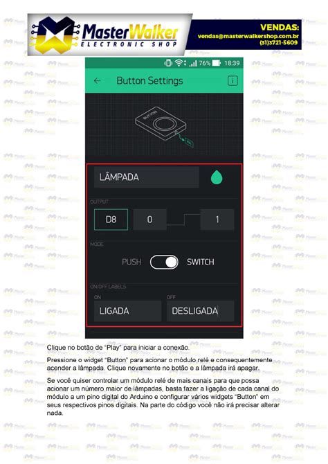 Controle De Relé Lâmpada Através Do Blynk Automação