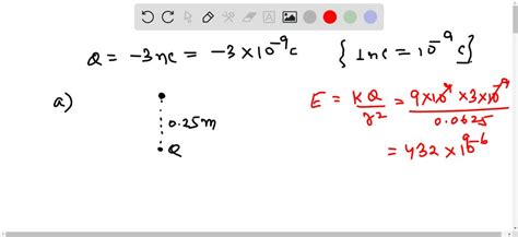 solved ∙ a particle has a charge of 3 00 nc a find the magnitude