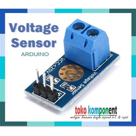 Jual Sensor Tegangan Voltage Sensor DC Module Arduino Compatible Kota Semarang Toko Komponen