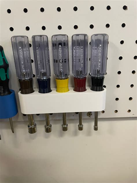 Nut Socket Driver Pegboard Holder Husky 5pc By IMakeTP MakerWorld
