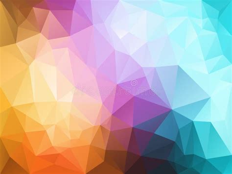 Vector Irregular Polygon Background With A Triangle Pattern In Pastel