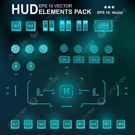 Futuristic Virtual Graphic Touchuser Interface Luminescent Computer Ui