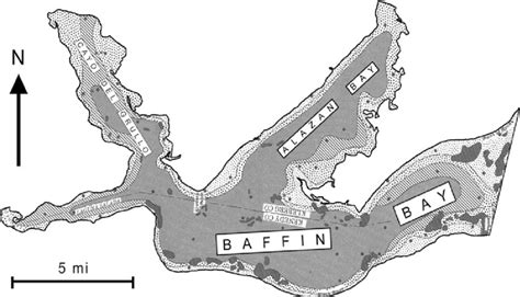 41 Surface Sediment Distribution Map Of Baffin Bay And Part Of