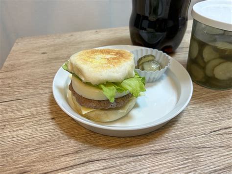 料りょう On Twitter 手作りイングリッシュマフィンでチーズソーセージエッグマフィン完成