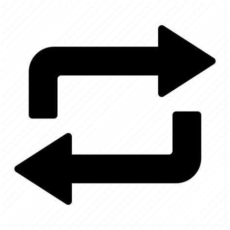 Arrow Loop Repeat Sign Icon
