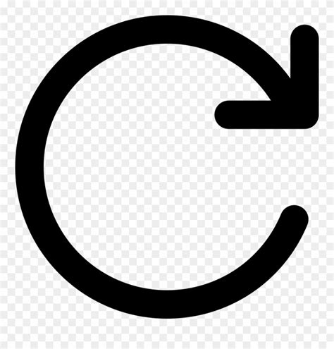 Clockwise Rotating Circular Arrow Comments Reset Png Clipart