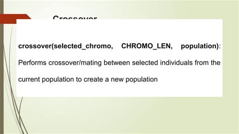 Genetic Algorithm In Python Programmingpptx