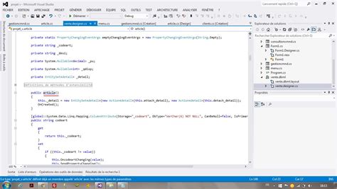 Résolu Linq To Sql C Classe Partiel Constructeur Merci Davance