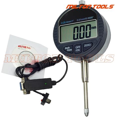 254mm 0001mm Micron Electronic Indicator Digital Dial Indicator With