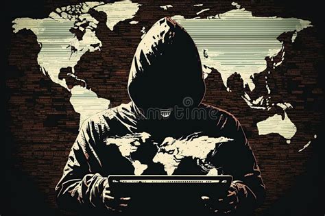 Illustration From Anonymous Hacker Generative Ai Stock Illustration Illustration Of Online