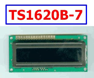TS1620B 7 Datasheet 16 Char X 2 Line LCD Module