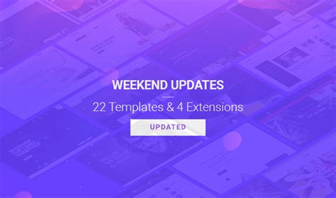 Weekend Updates 22 Joomla Templates Updated For Joomla 3 9 6 Joomlart