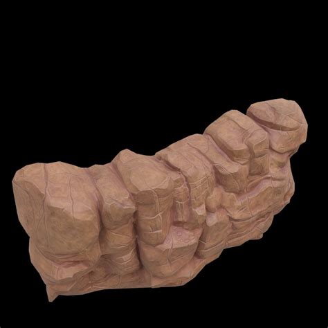 만화 바위 3d 모델 15 Max Fbx Ztl Obj Free3d