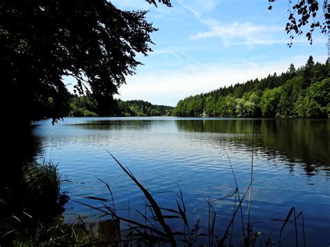 Landscape Of A Natural Lake Free Image Download