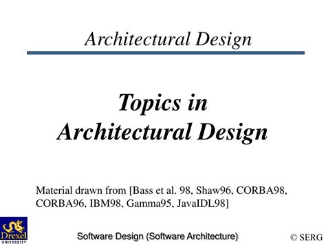 PPT Architectural Design PowerPoint Presentation Free Download ID 3319398
