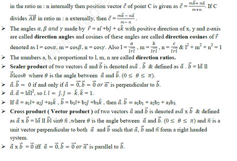 Cbse Class 12 Mathematics Vector Algebra Assignment Set D