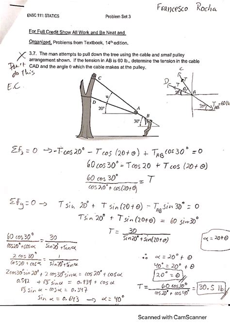 Problem Set ENSC Studocu