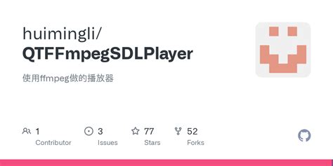 Github Huimingli Qtffmpegsdlplayer Ffmpeg