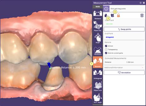Measurement Tool Exocad