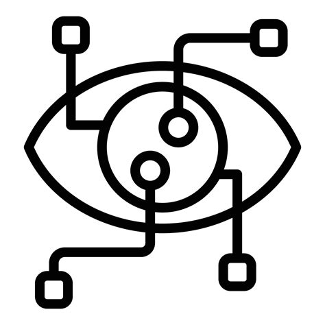 Vision Eye Drone Icon Outline Style 15892248 Vector Art At Vecteezy