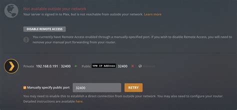Fixing Remote Access Issue While Using Vpn Pia R Plex