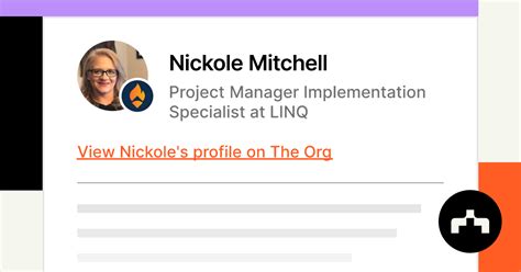 Nickole Mitchell Project Manager Implementation Specialist At Linq