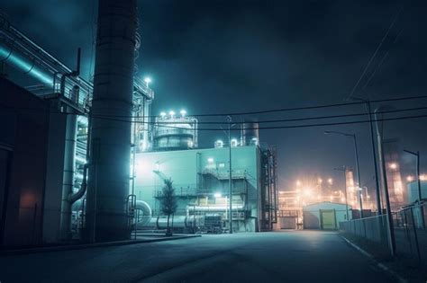 Premium Ai Image Energy Industry Energy Production Plants Ai Generated