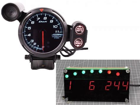 Sim Racing Simhub Usb Defi Tachometer Speedometer Meter Rpm