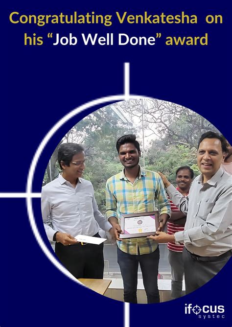 Ifocussystec Recognition Teamsuccess Hardworkpaysoff