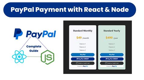 How To Integrate Paypal Payment Gateway In React Js And Node Js
