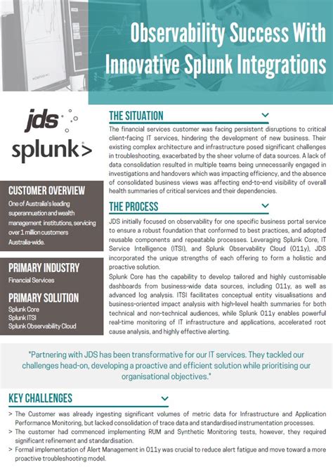 Splunk Jds Australia