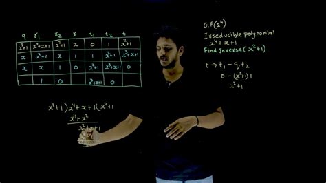 GF(p^n) Inverse Using Euclidean Algorithm || Lesson 44 || Cryptography || - YouTube