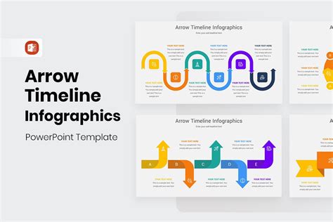 Arrow Timeline PowerPoint Template Nulivo Market