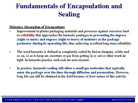 Fundamentals Of Sealing Encapsulation What Is Encapsulation And