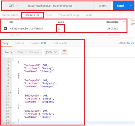 Web Api Versioning Using Custom Header Dot Net Tutorials