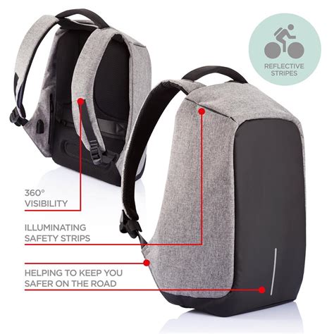 XD Design Rucksack Bobby Anti Diebstahl rot/schwarz versandkostenfrei ...
