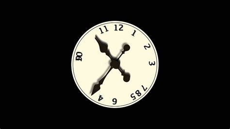 clock animation youtube