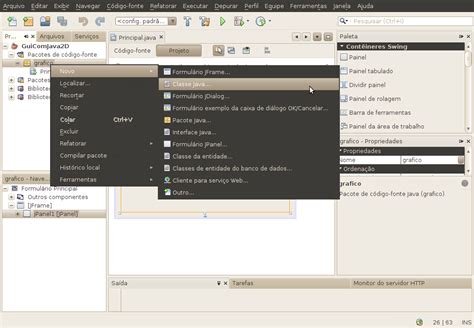 Desenhando em Java D usando o Netbeans MediaWiki do Campus São José