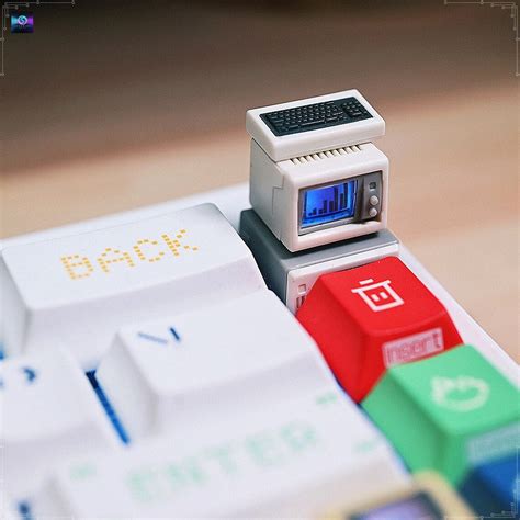 Retro Ibm Backlit Artisan Keycap Curiositycaps