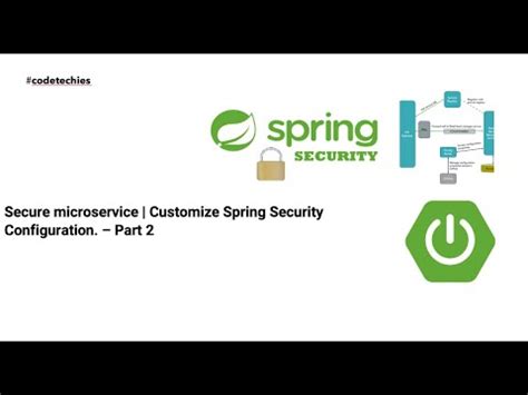 How To Customize Spring Security In Spring Boot Microservice Session YouTube
