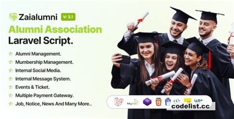 Zaialumni V36 Alumni Association Laravel Script Nulled Premium