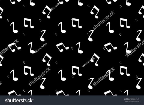 Music Notation Pattern Collection Trendy Vector Stock Vector Royalty