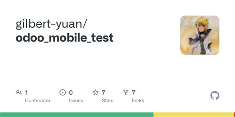 GitHub Gilbert Yuan Odoo Mobile Test