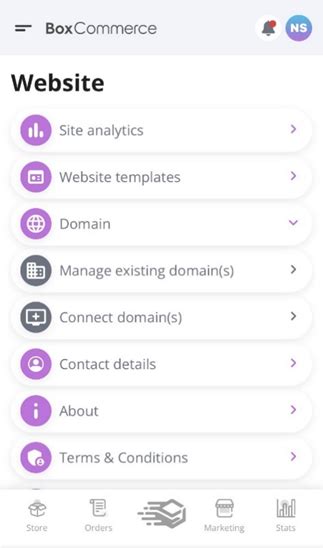 connecting an externa domain boxcommerce