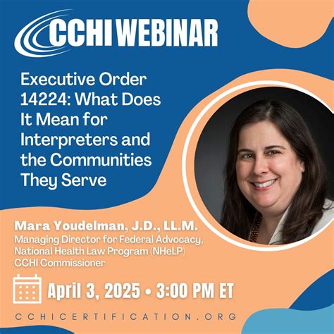 📆 Save The Date And Send In Your Questions Join Cchi Commissioner And Managing Director For