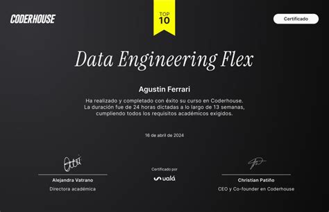 Finalizado El Curso De Data Engineering Les Comparto Los Aprendizajes Obtenidos Durante Este