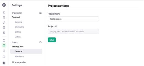 create new openai project