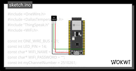 Temperature Wokwi ESP32 STM32 Arduino Simulator