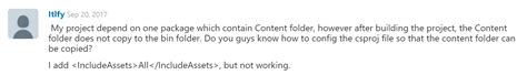 Enable Support For Content Folder With PackageReference Issue NuGet Home GitHub